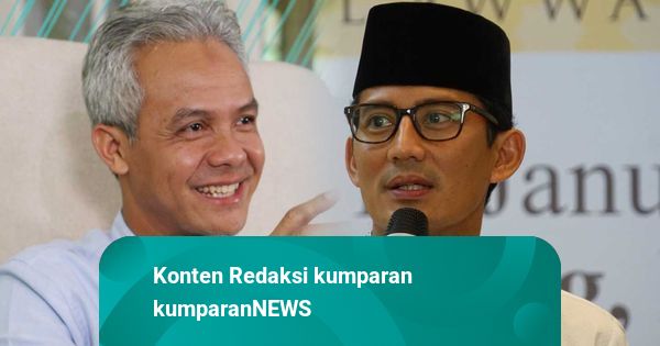Survei Indekstat Ganjar Masih Unggul Sebagai Capres Sandiaga Cawapres